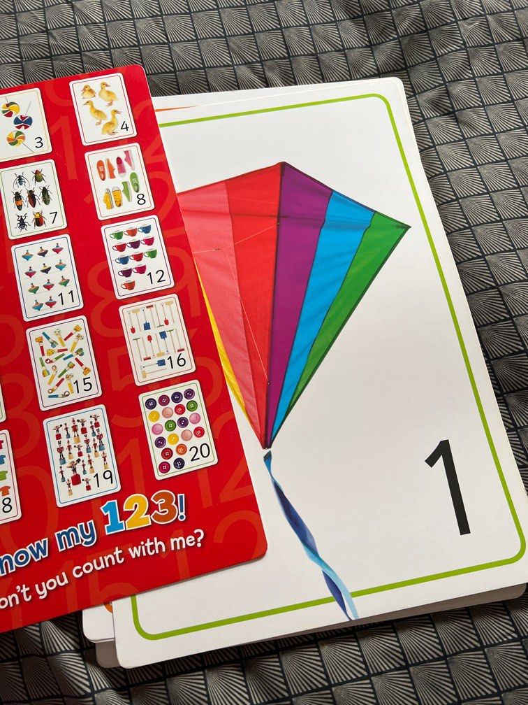 Jumbo number flashcards, Hobbies & Toys, Books & Magazines, Children's ...