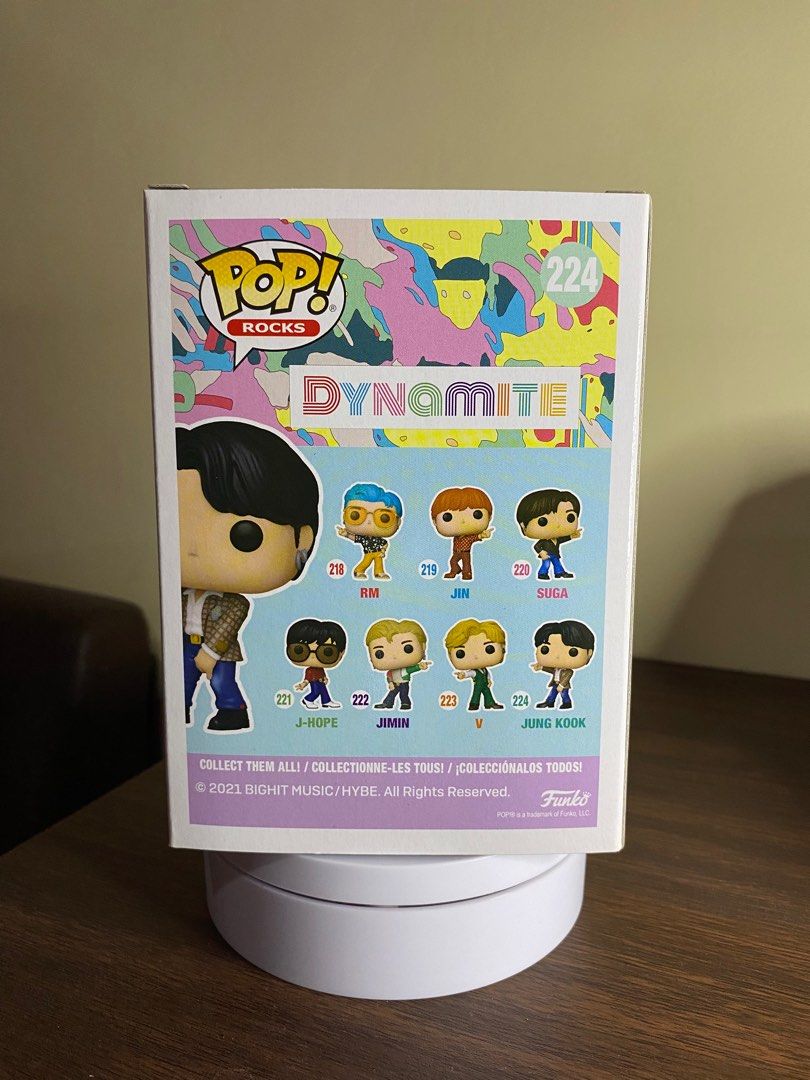 Jung Kook 224 Funko Pop BTS Dynamite | Pop Rocks | Jung Kook Funko Pop | BTS Dynamite Funko Pop ...