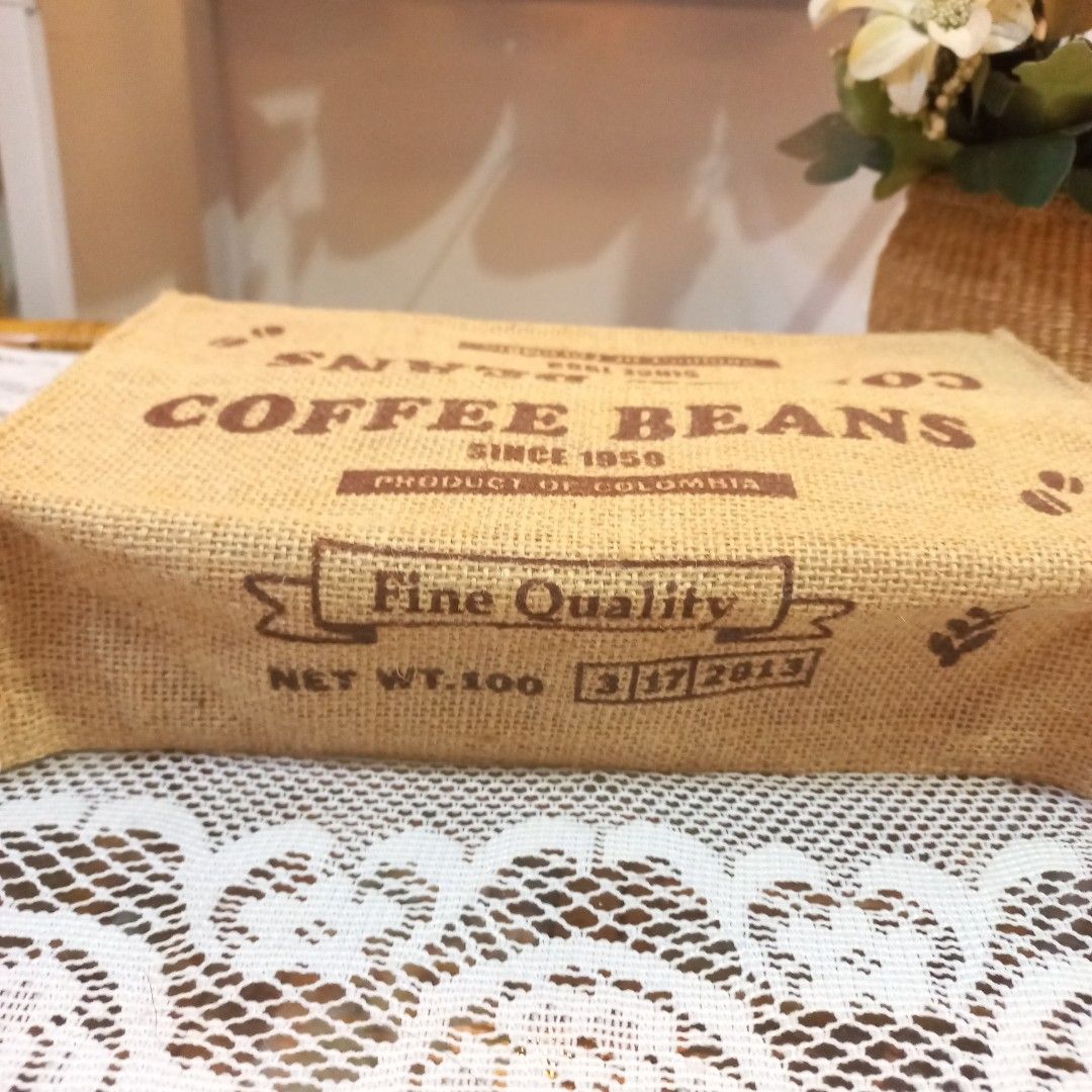 Jute tissue box cover, Furniture & Home Living, Home Decor, Other Home ...