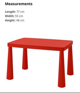 IKEA Kids Table Mammut, Babies & Kids, Baby Nursery & Kids Furniture ...