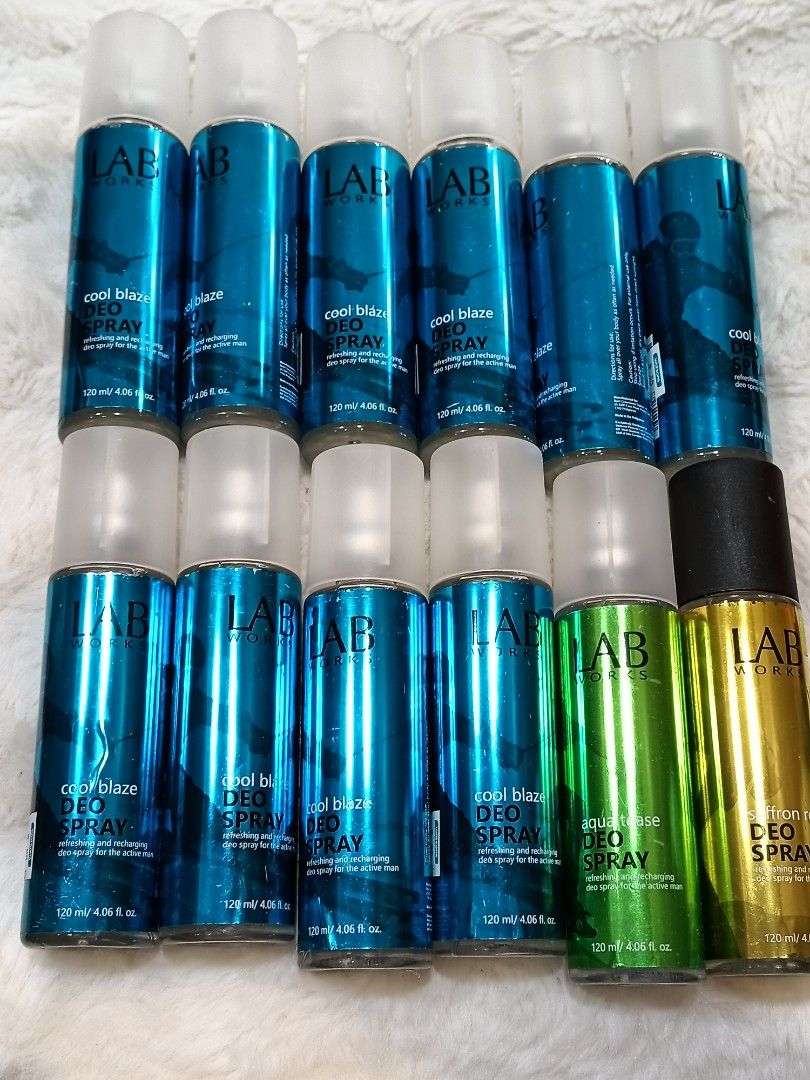 LAB WORKS (cool blaze deo spray), Beauty & Personal Care, Fragrance ...