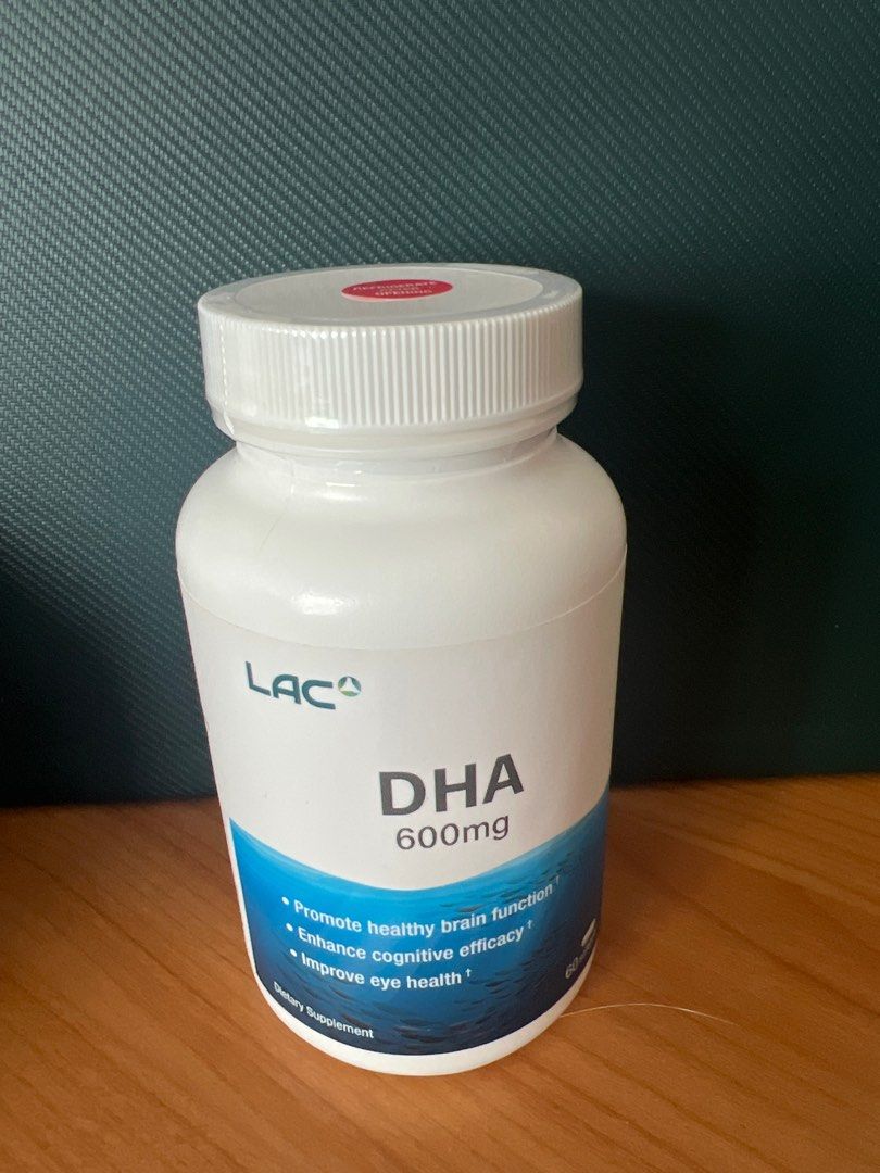 LAC DHA 600mg, Health & Nutrition, Health Supplements, Vitamins ...