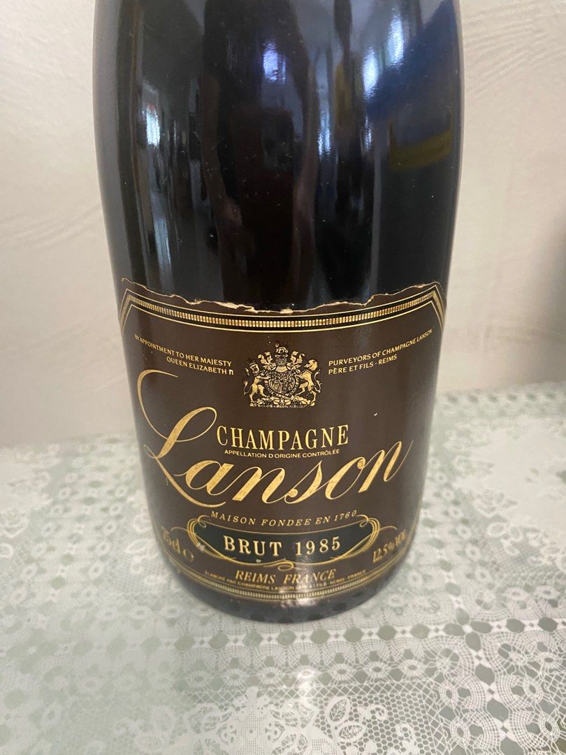 Vintage Lanson Champagne 75cl 12.5% (2 bottles available), Food ...