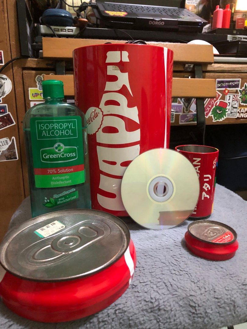 Large coke tin can container with smaller one included, Hobbies & Toys ...