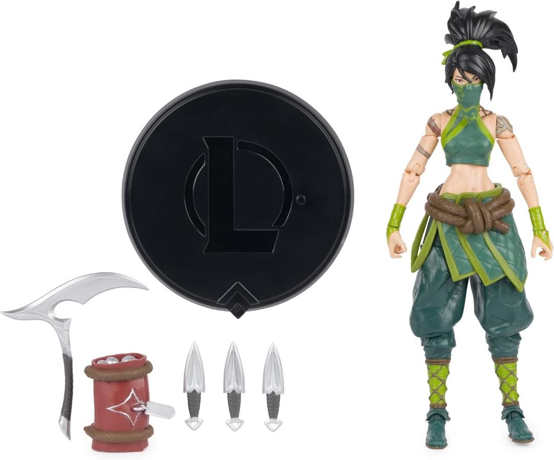 League of Legends, Official Akali Premium Collectible Action Figure ...