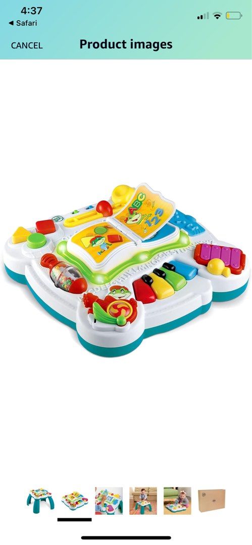 Leapfrog Learn and Groove Musical Activity Table, Babies & Kids, Infant ...