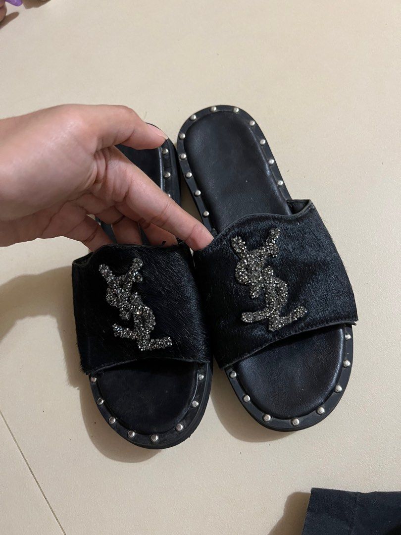 Legit ysl, Women's Fashion, Footwear, Slippers and slides on Carousell