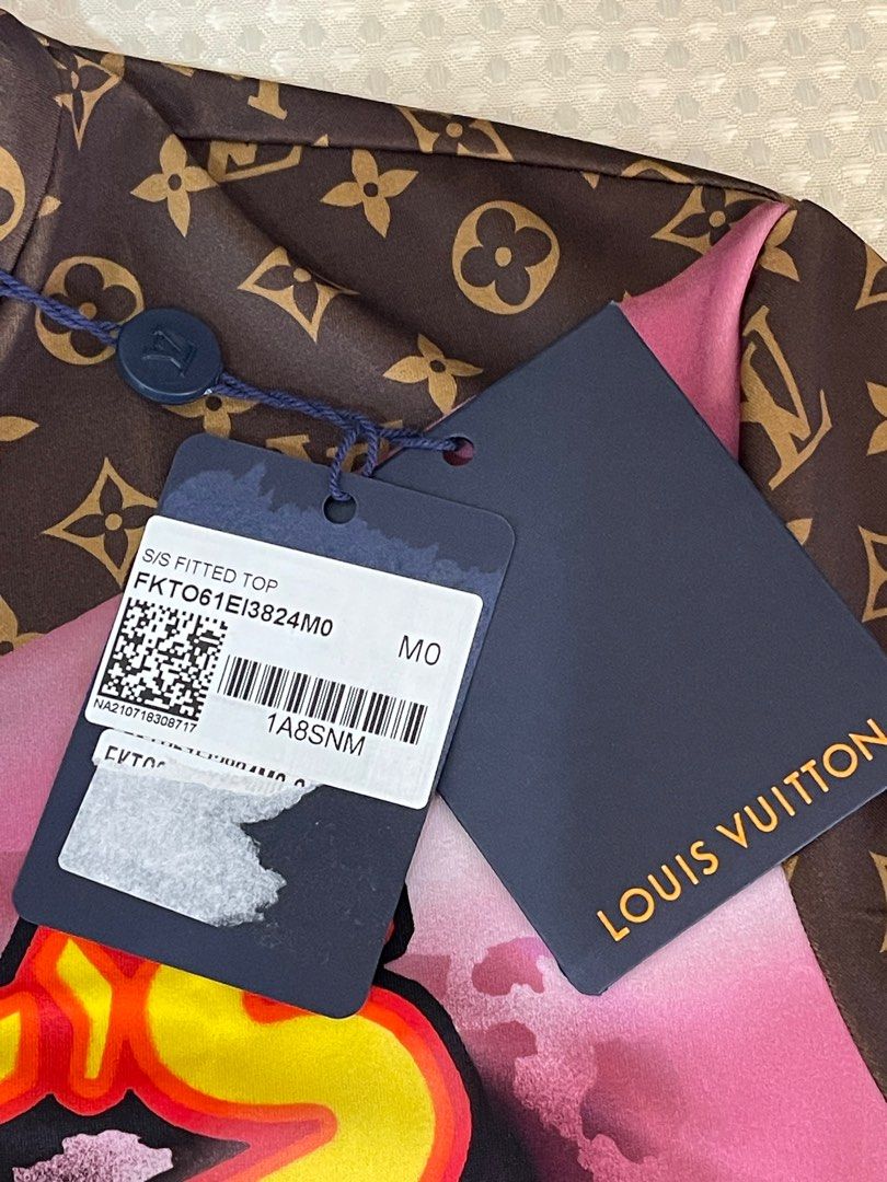 Louis Vuitton Graphic Statement Sporty Top, Luxury, Apparel on Carousell