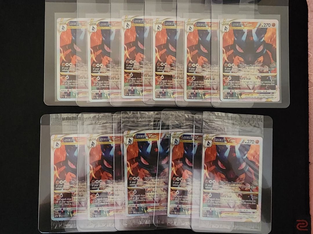Lucario VSTAR Promo Lucario Promo Lucario ETB Promo, Hobbies & Toys ...