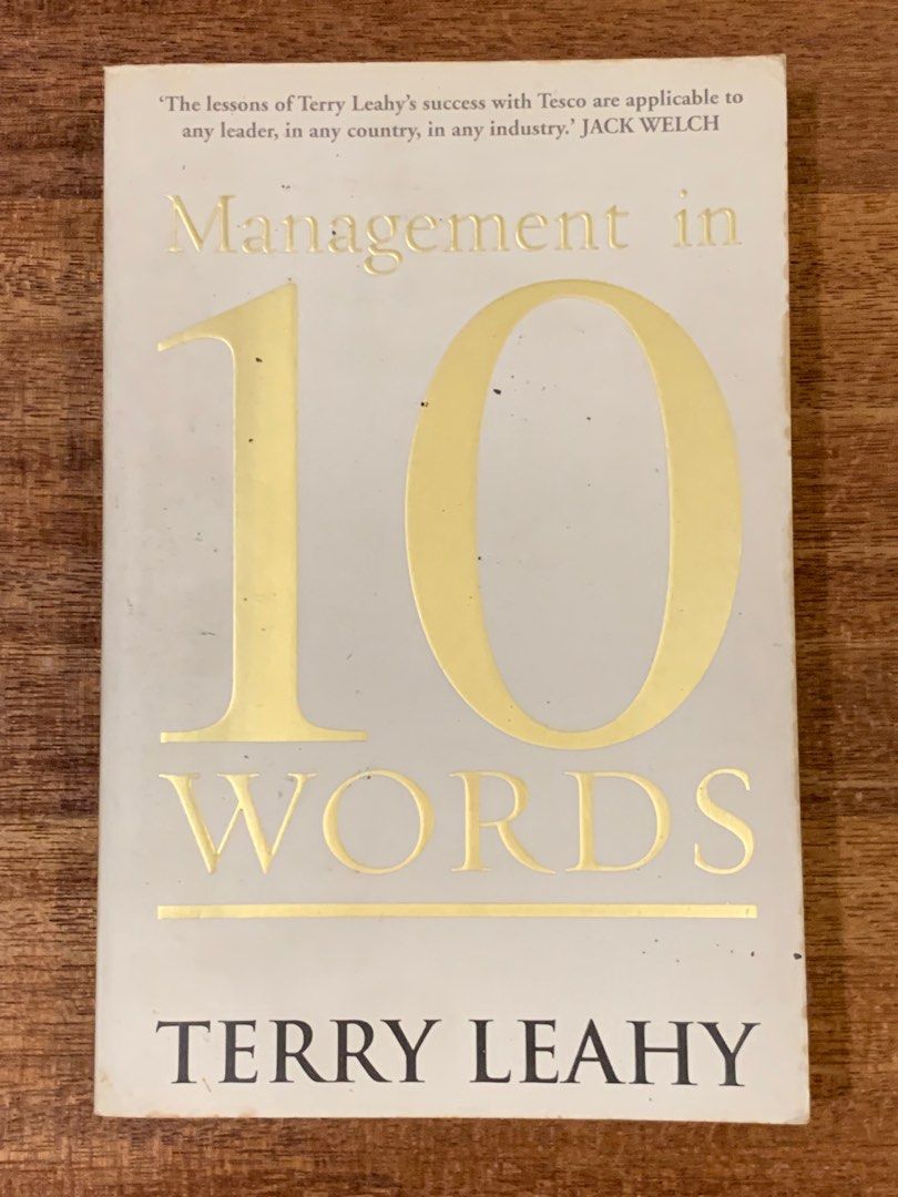 Management in 10 WORDS book by TERRY LEAHY, Hobbies & Toys, Books ...