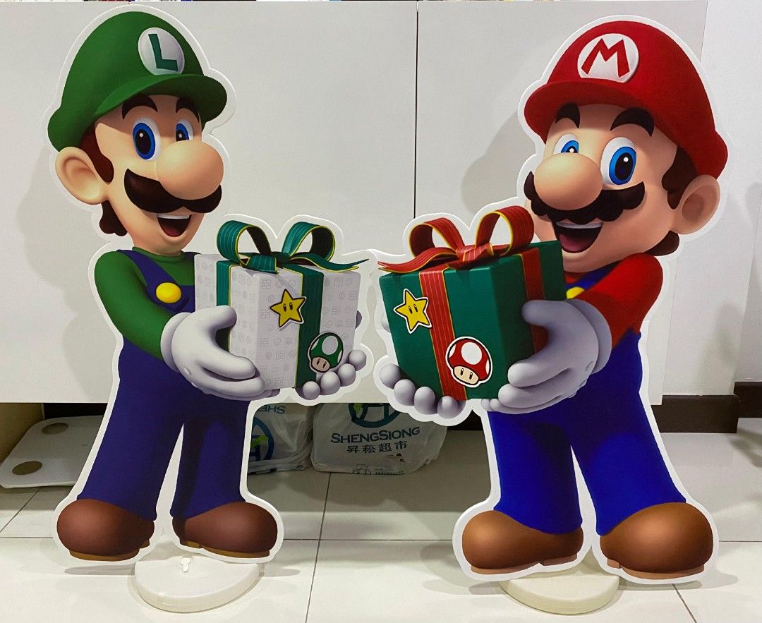 Mario stand board, Everything Else on Carousell