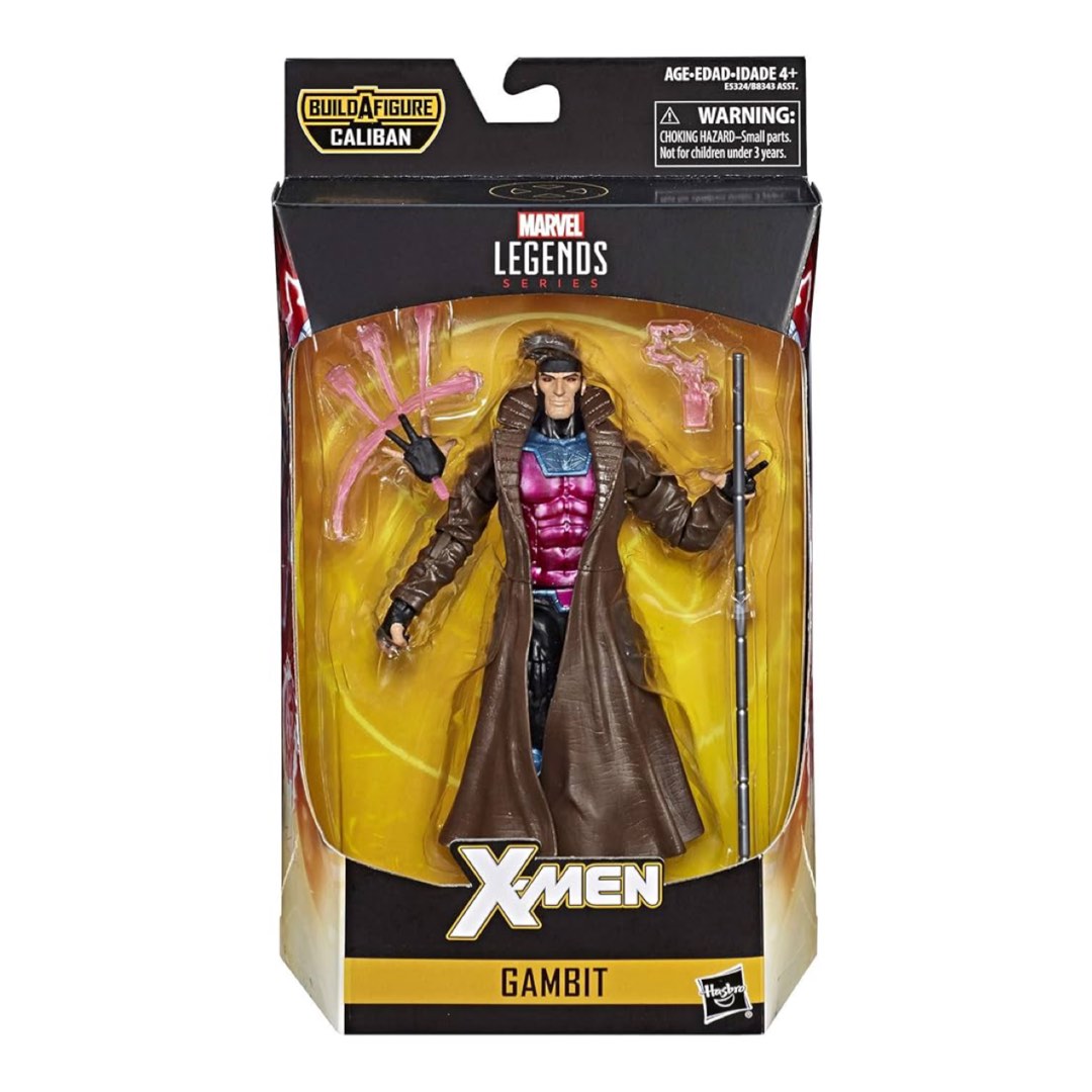 Marvel Hasbro Legends Series 6" Collectible Action Figure Gambit Toy (X ...