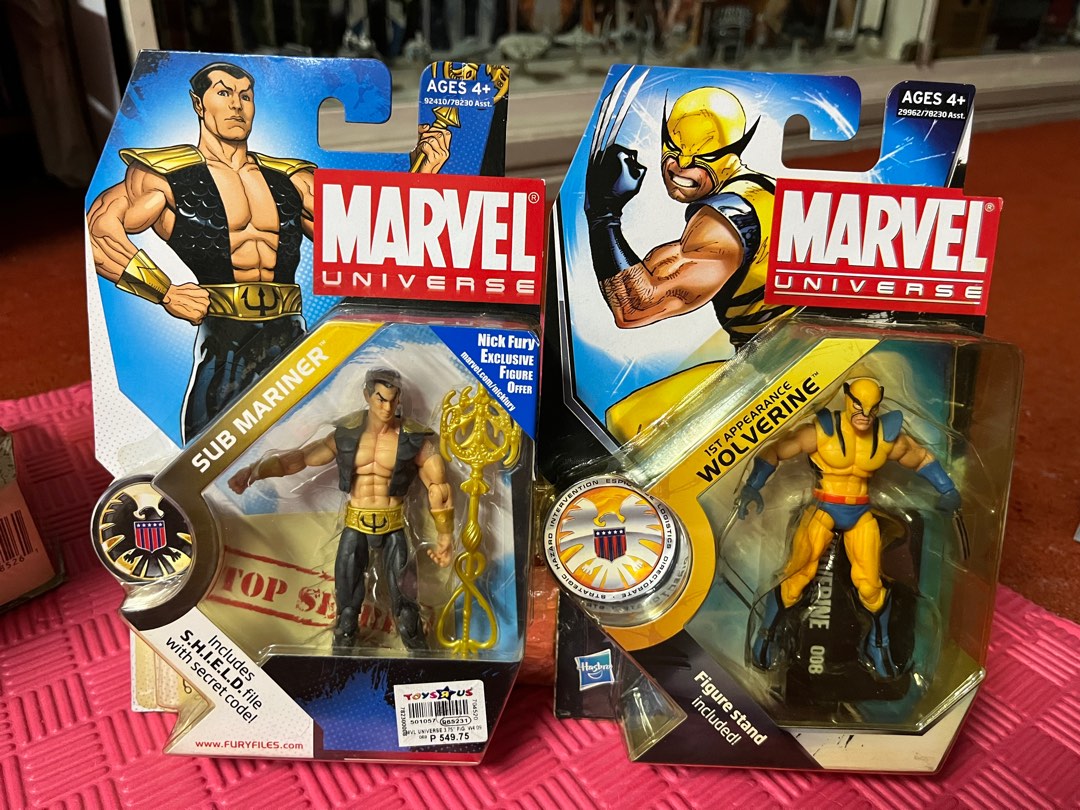 Marvel Universe 3.75 Submariner & Wolverine set, Hobbies & Toys, Toys ...
