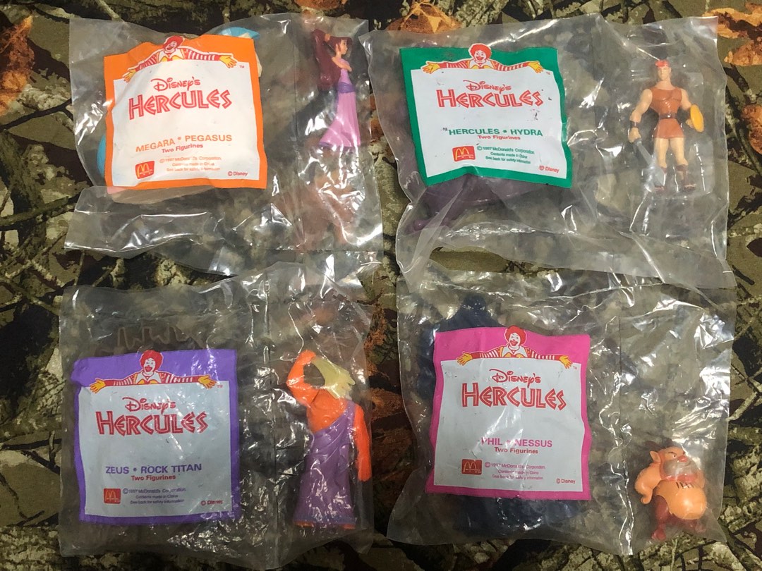 Mcdo Happy Meal Hercules Set, Hobbies & Toys, Memorabilia ...