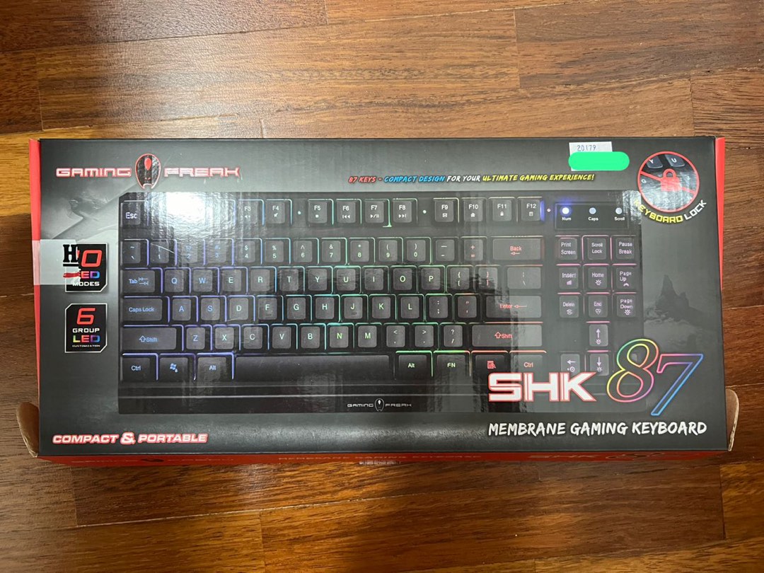 Membrane Gaming Keyboard (LED Light), Computers & Tech, Parts ...