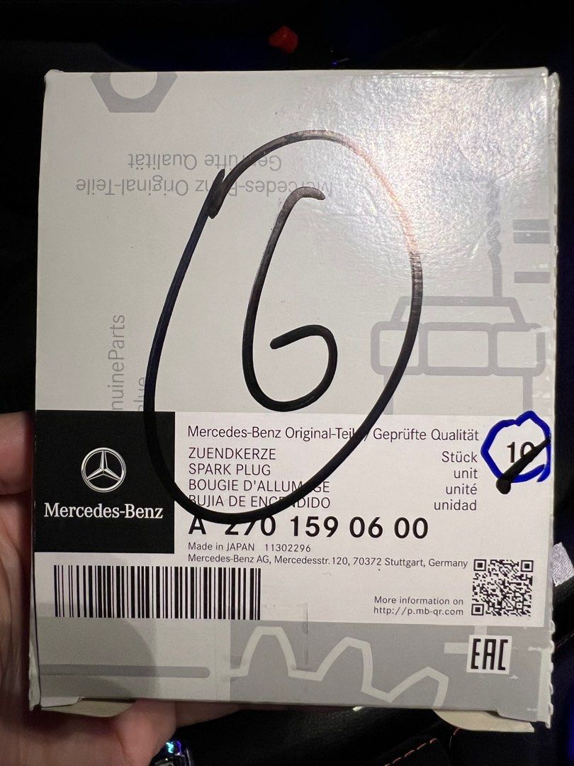 Mercedes Spark Plug 270 159 06 00, Car Accessories, Accessories on ...