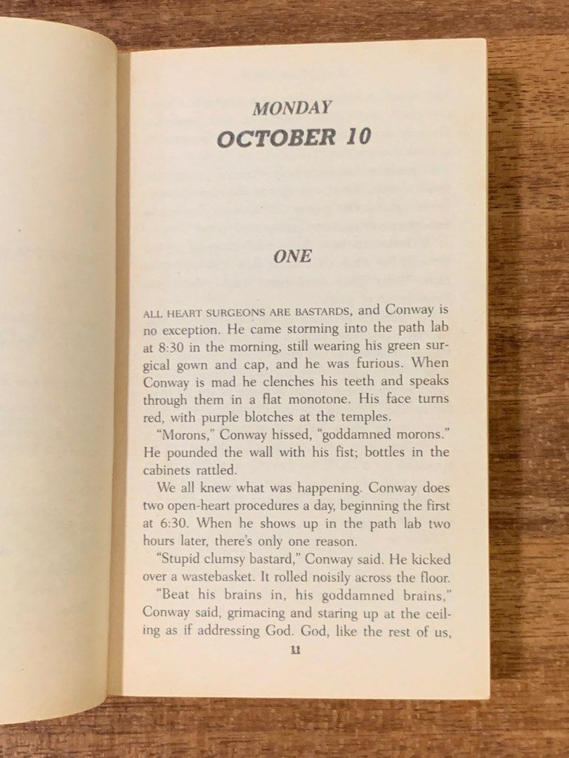 MICHAEL CRICHTON WRITING AS JEFFERY HUDSON; A CASE OF NEED, Hobbies ...