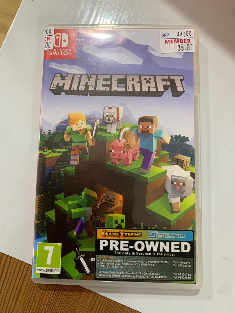 Minecraft Nintendo Switch Game, Video Gaming, Video Games, Nintendo on ...