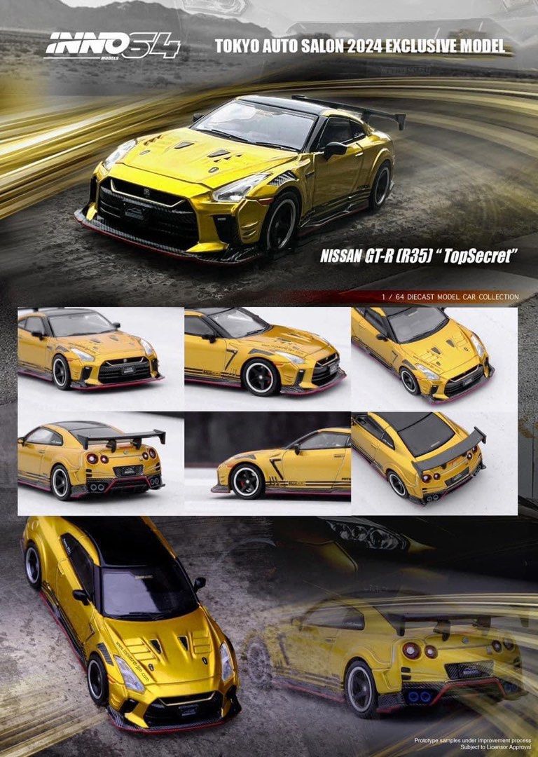 Inno64 Top Secret tokyo auto salon 2024 edition, Hobbies & Toys, Toys ...
