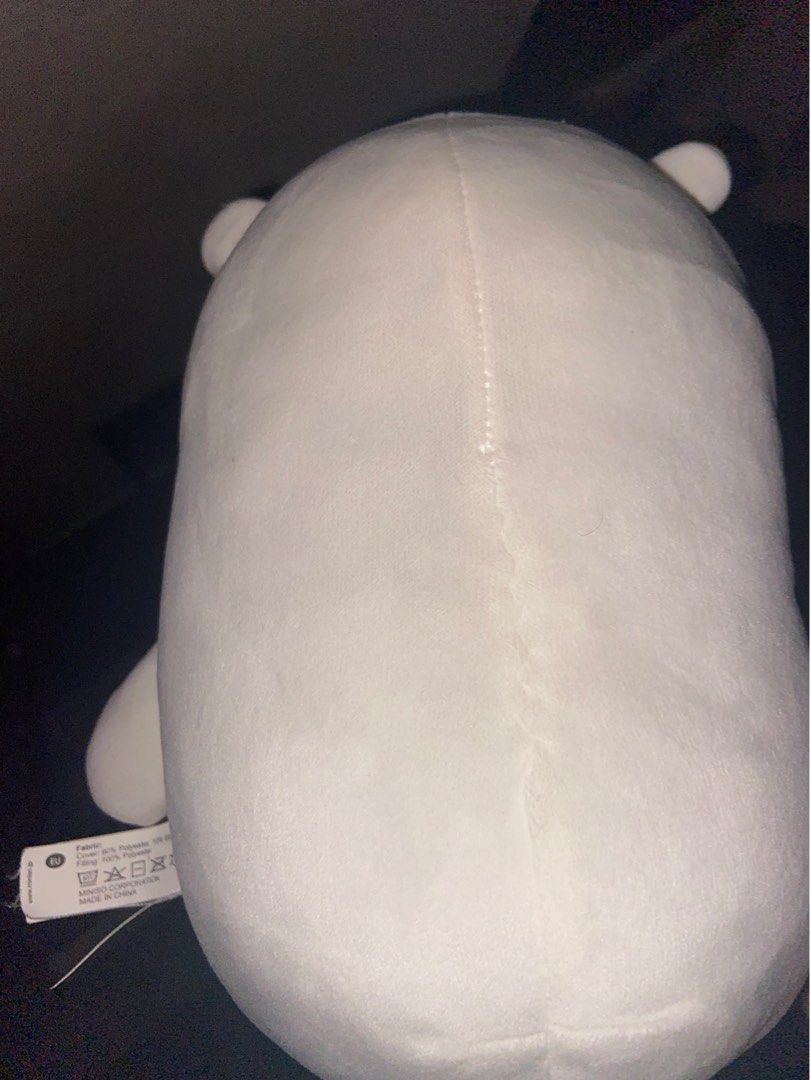 miniso white bear plushie, Hobbies & Toys, Toys & Games on Carousell