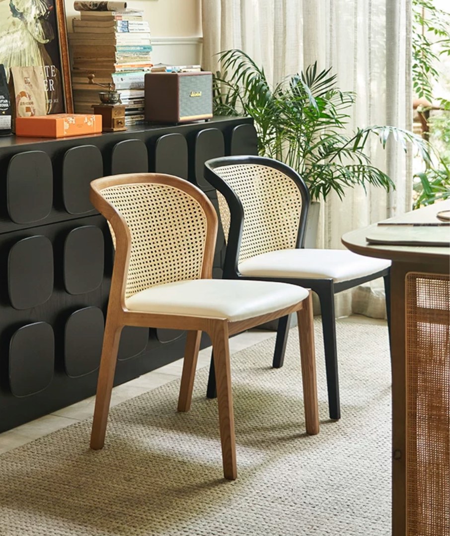 MITSKI Modern Solid Wood Dining Chair, Furniture & Home Living ...