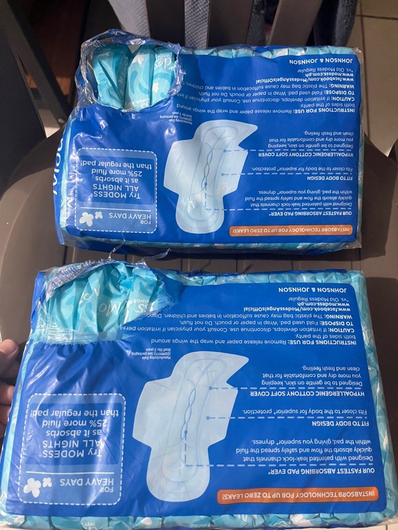 Modess Sanitary Napkin/ Pads with wings Big pack, Beauty & Personal ...
