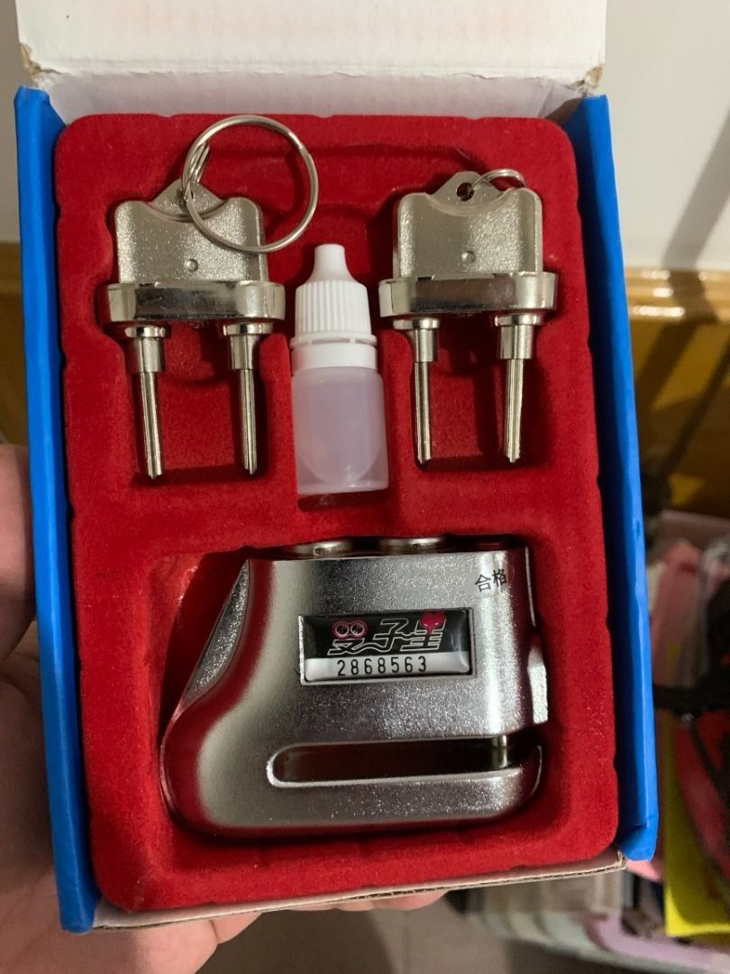 motorcycle lock disc lock kunci tayar motorsikal, Everything Else ...