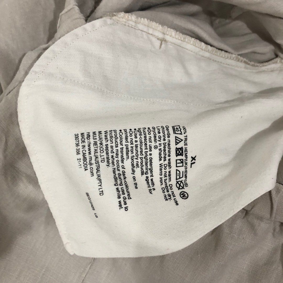 Muji 100% True Hemp Summer Artisans Wide Leg Pants, Women's Fashion, Bottoms, Other Bottoms on ...