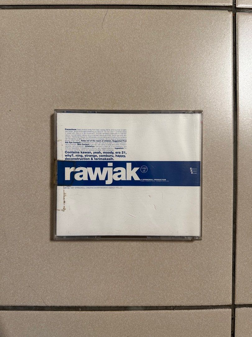 Najip Ali - Rawjak - Secondhand CD (Original Malaysia Pressed, 1997 ...