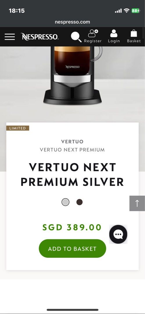 Nespresso vertuo next, TV & Home Appliances, Kitchen Appliances, Coffee ...