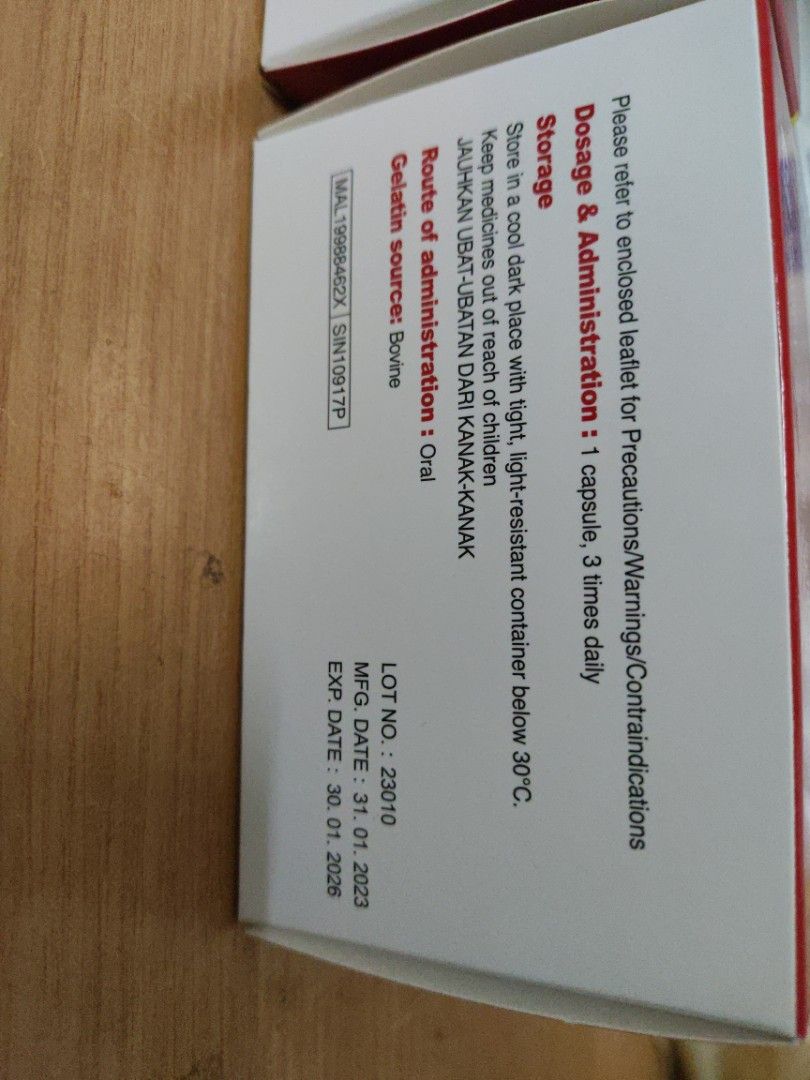 Neuromethyn Mecobalamin 500ug 100 capsules, Health & Nutrition, Health ...