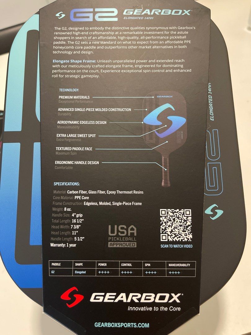 New Release!!! Gearbox G2 series of paddles, Sports Equipment, Sports ...