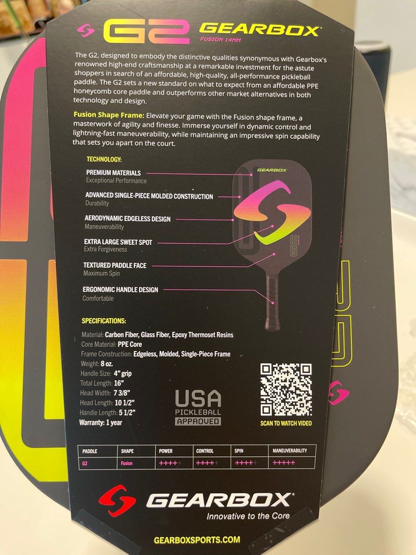 New Release!!! Gearbox G2 series of paddles, Sports Equipment, Sports ...