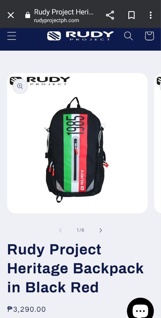 NEW RUDY PROJECT BACK PACK, Men's Fashion, Bags, Backpacks on Carousell