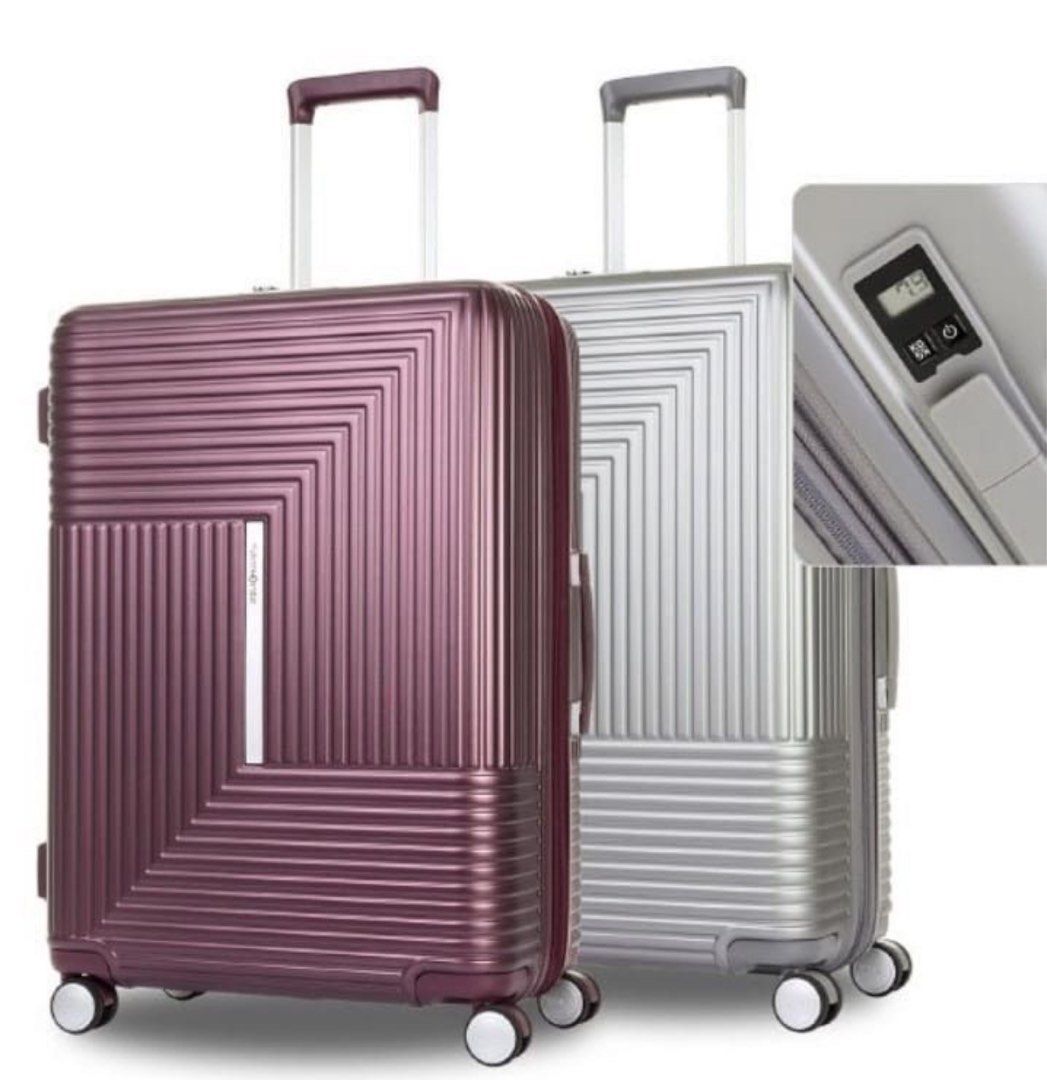 NEW* Samsonite zeltus 69cm spinner with weighing scale and WARRANTY ...