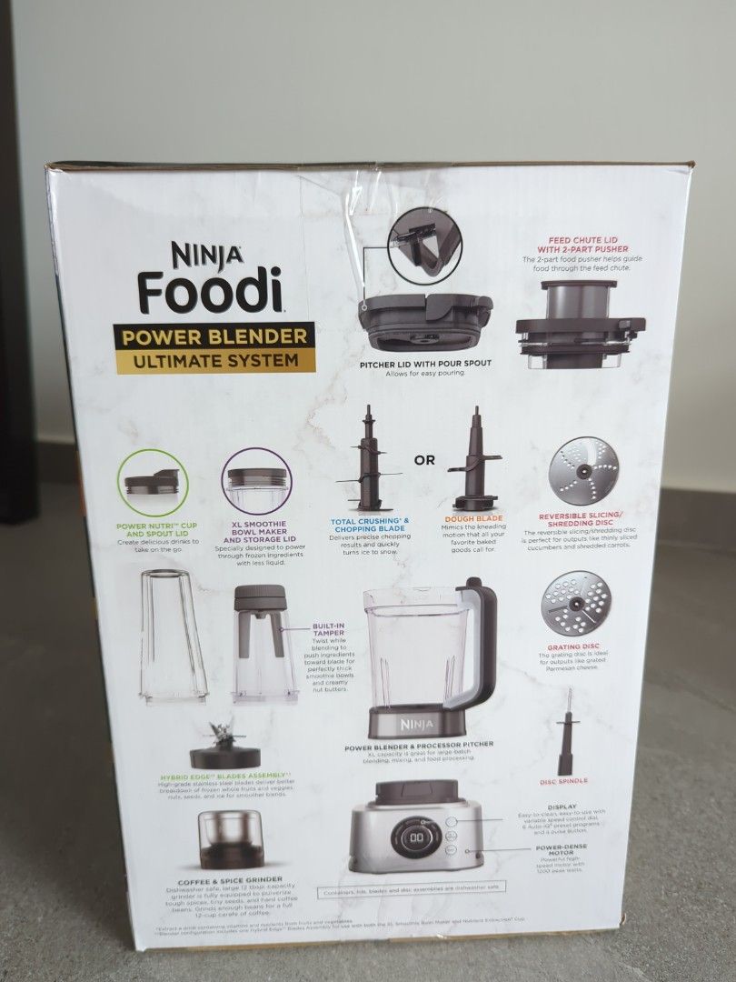 Ninja Foodie Power Blender Ultimate System, TV & Home Appliances ...