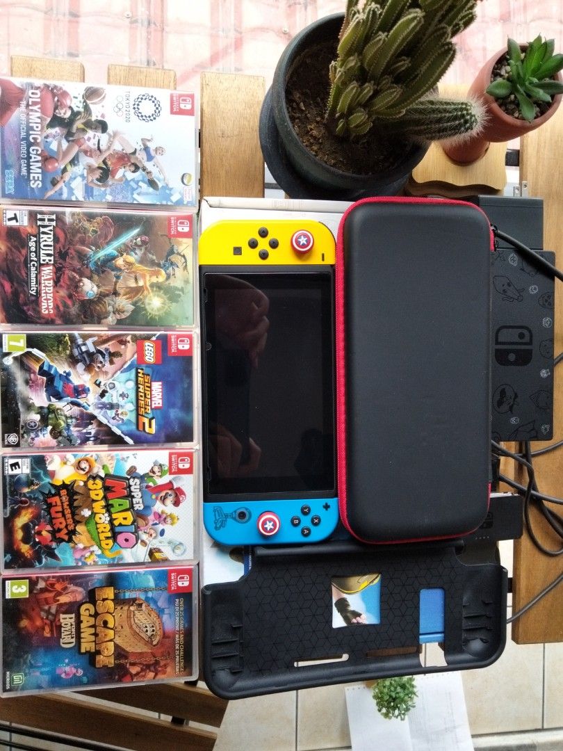 Nintendo switch V2(version 2)+Nintendo switch games, Video Gaming ... Nintendo switch V2(version 2)+Nintendo switch games, Video Gaming ...