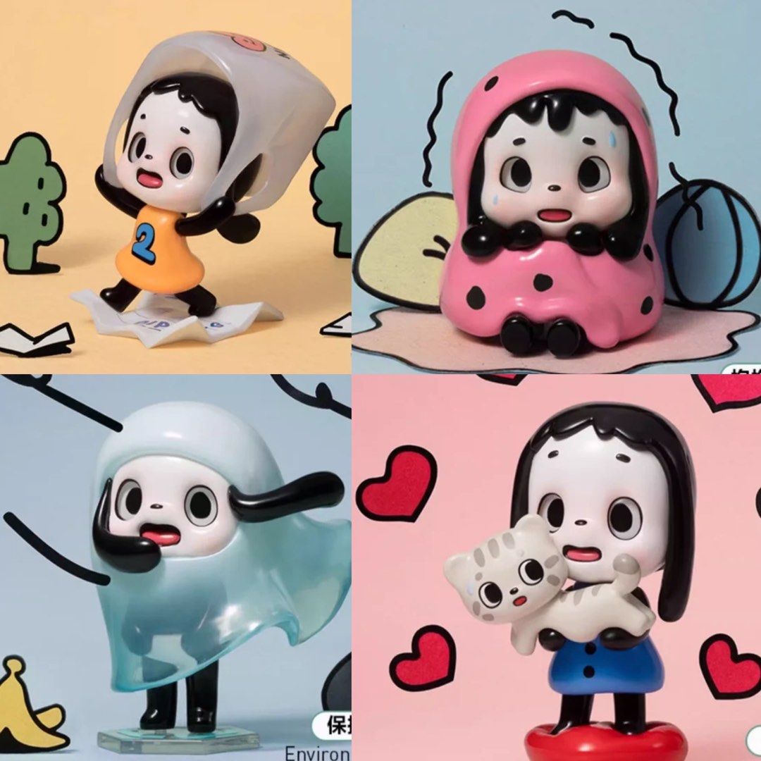 OIPIPPI JOYFULNESS SERIES POPMART / FULL SET / SINGLE BLIND BOX / ABLE ...