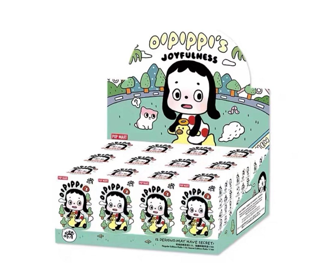 OIPIPPI JOYFULNESS SERIES POPMART / FULL SET / SINGLE BLIND BOX / ABLE ...