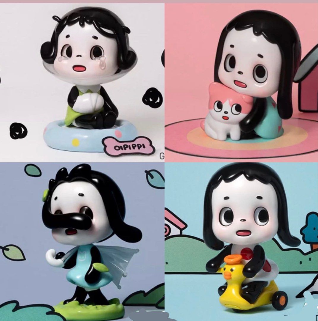 OIPIPPI JOYFULNESS SERIES POPMART / FULL SET / SINGLE BLIND BOX / ABLE ...