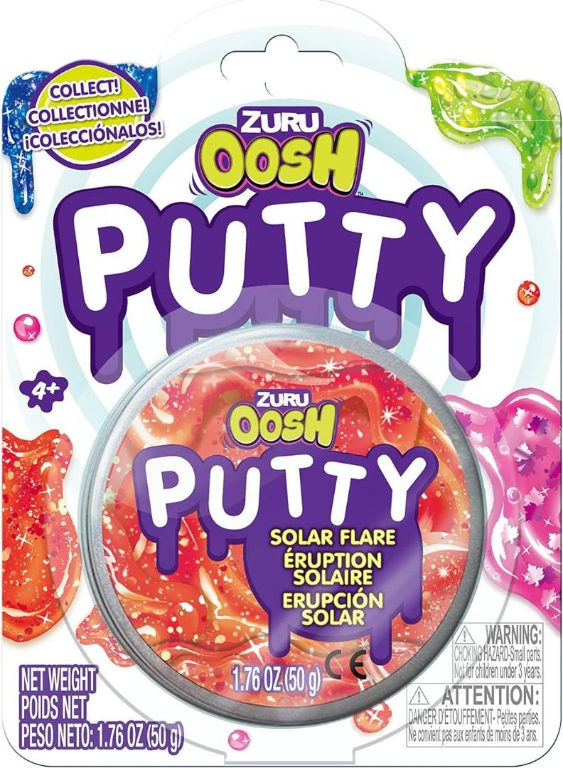 Oosh Putty S4 70g by ZURU - Stretchy Bouncing Putty Slime - Ideal for ...