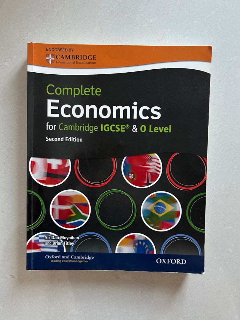 Oxford Complete Economics for Cambridge IGCSE & O Level - preloved used textbook, Hobbies & Toys ...