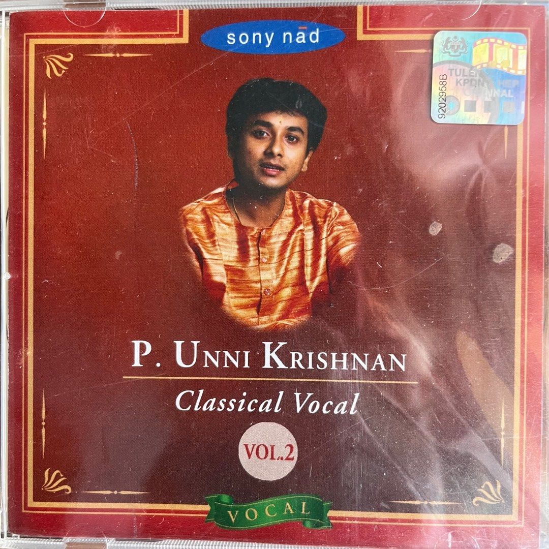 P UNNI KRISHNAN CLASSICAL VOCAL, Hobbies & Toys, Music & Media, CDs ...