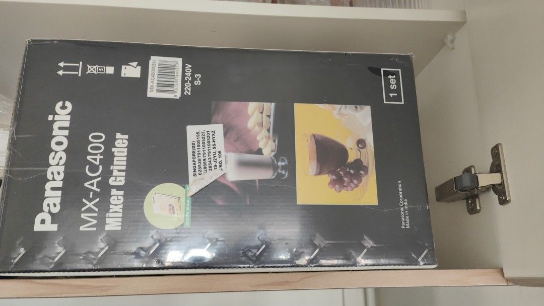 Panasonic MX-AC400WSH 1.0L Mixer Grinder with 4 Jars, TV & Home ...