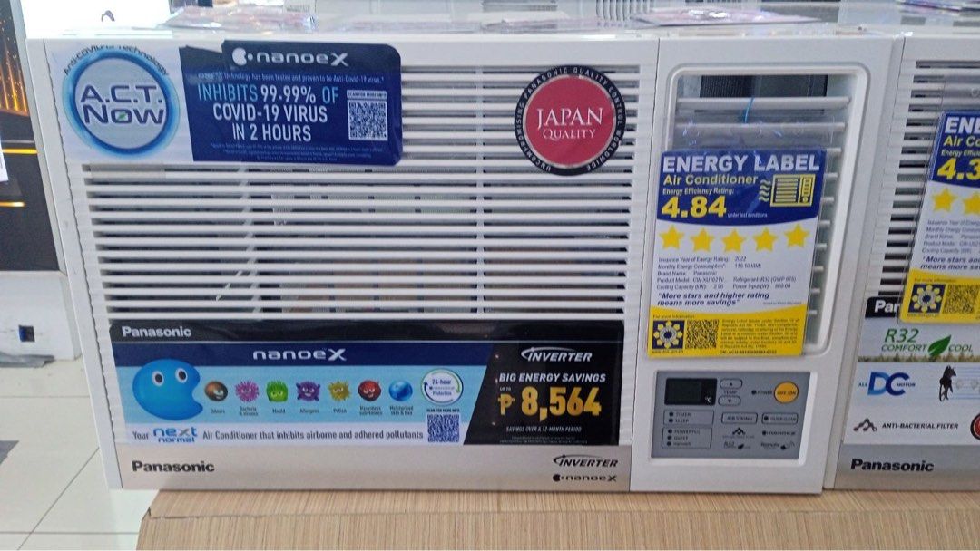 PANASONIC WINDOW TYPE INVERTER AIRCON, TV & Home Appliances, Air ...