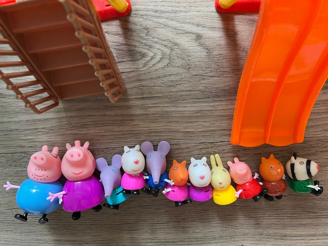 Peppa pig toys with playground, Babies & Kids, Infant Playtime on Carousell