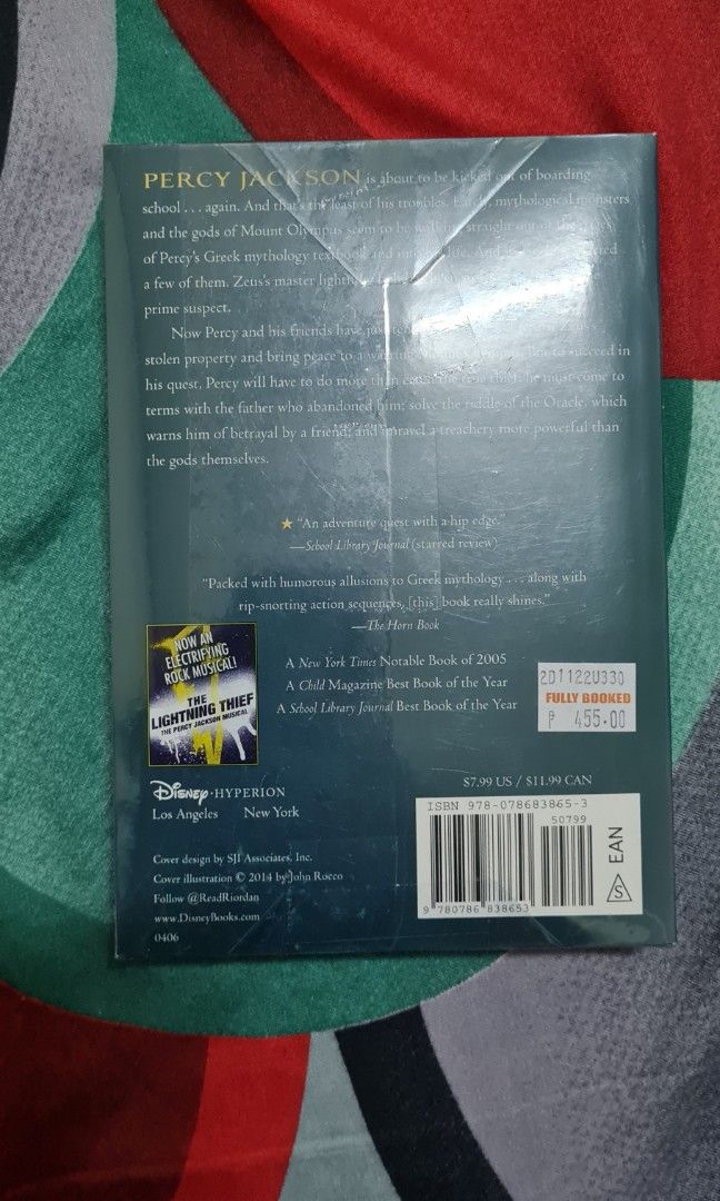 Percy Jackson and the Olympians Paperback book, Hobbies & Toys, Books & Magazines, Fiction & Non ...