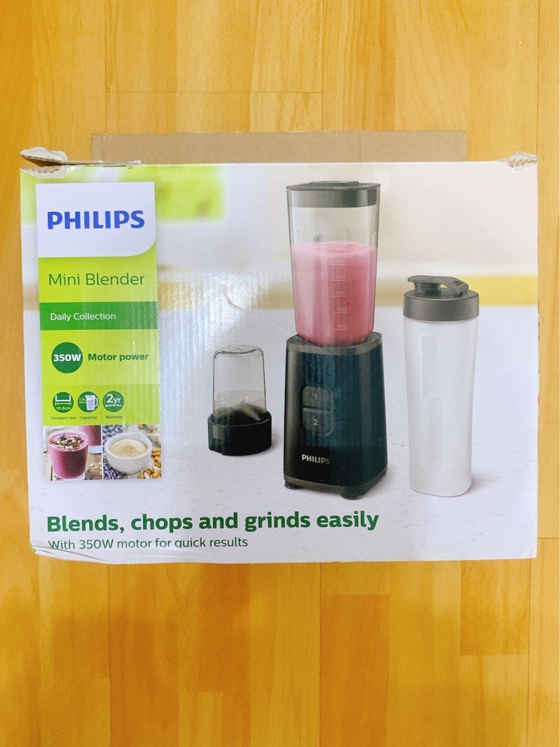 Philips mini glass blender with tumbler, TV & Home Appliances, Kitchen ...