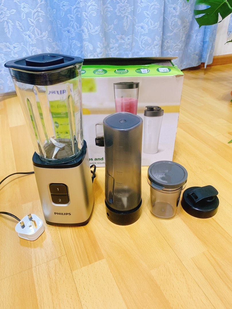 Philips mini glass blender with tumbler, TV & Home Appliances, Kitchen ...