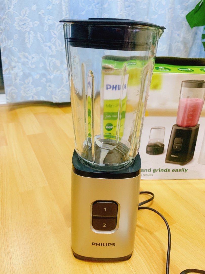 Philips mini glass blender with tumbler, TV & Home Appliances, Kitchen ...